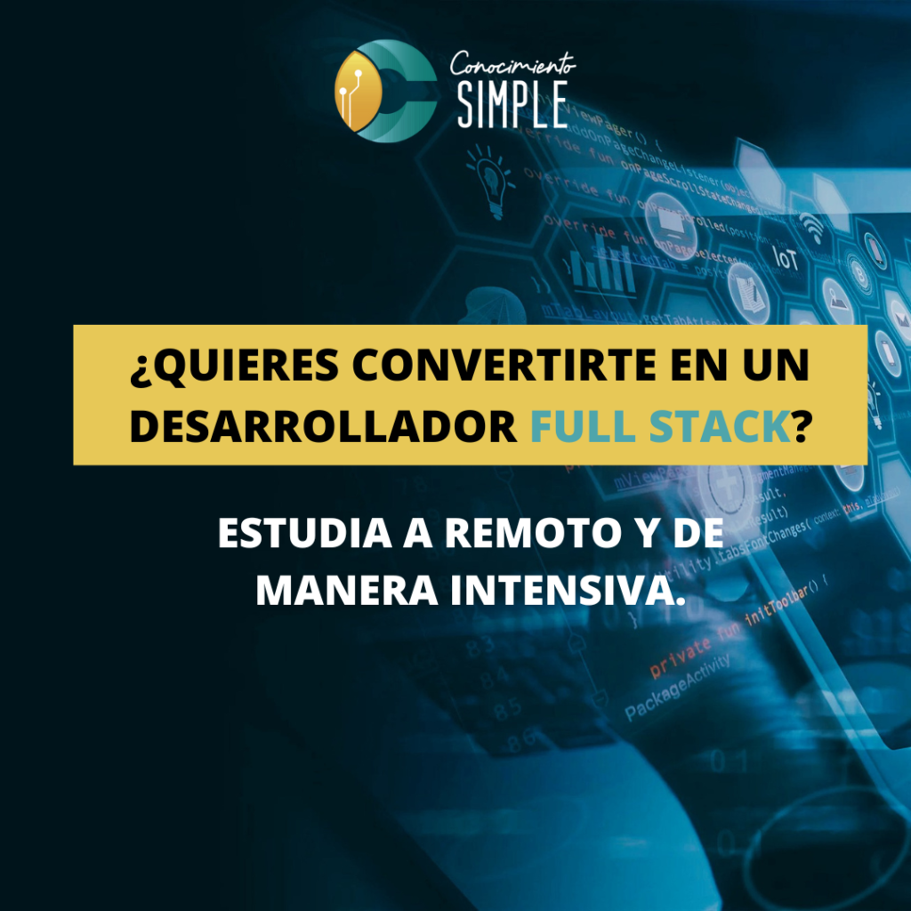 Nivelatorio Desarrollo Web Full Stack – Conocimiento Simple Nivelatorio Desarrollo Web Full Stack – Conocimiento Simple